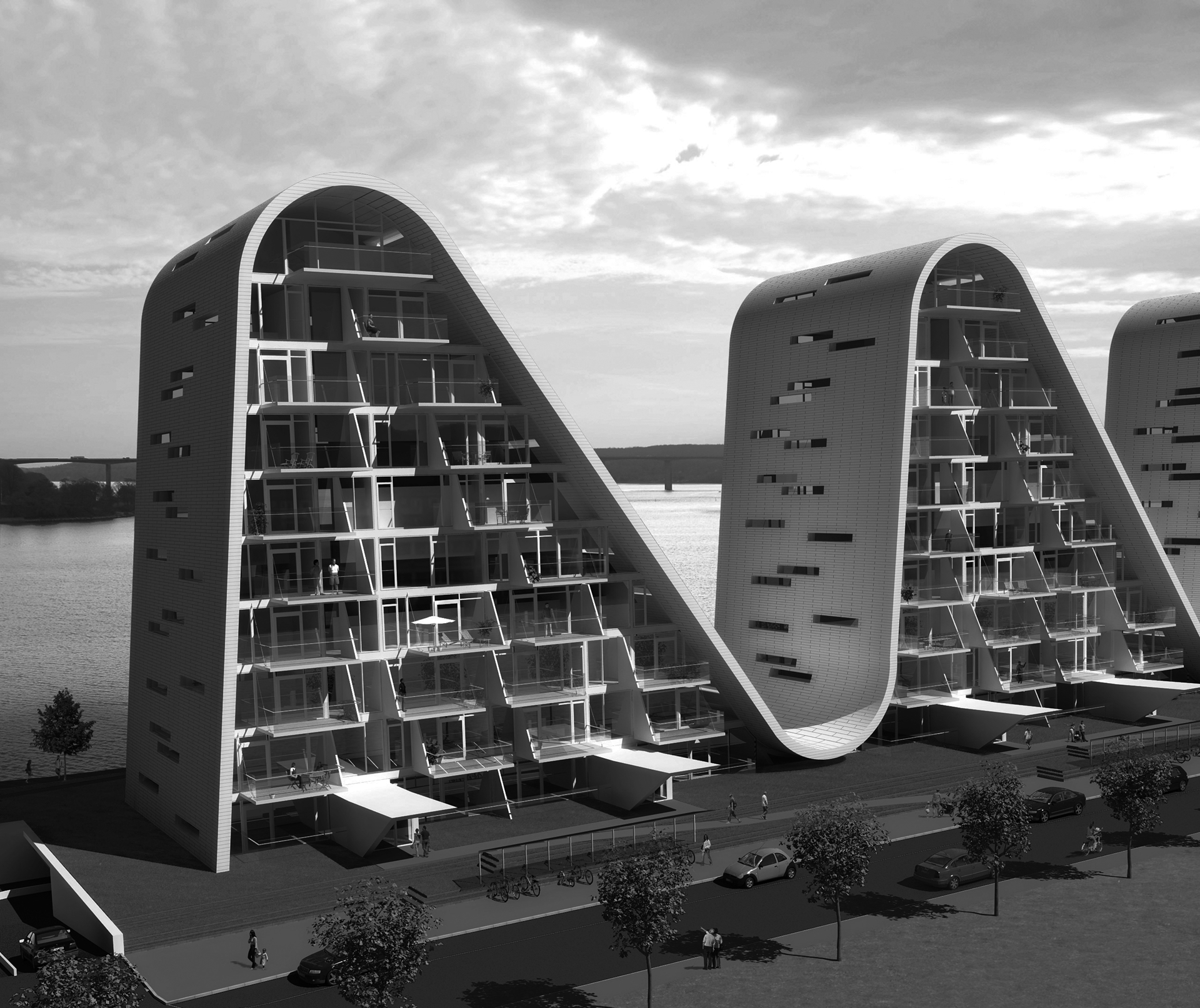 [Edit Design] The Wave in Vejle Brochure | all-layer